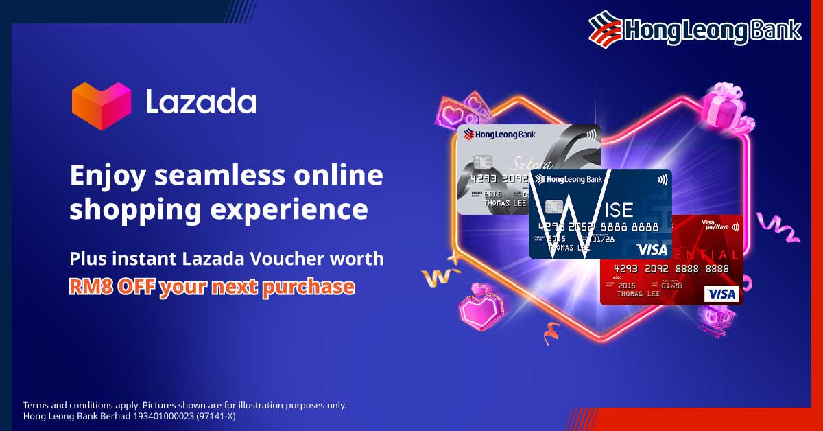 Hong Leong Bank X Lazada Save Credit Card