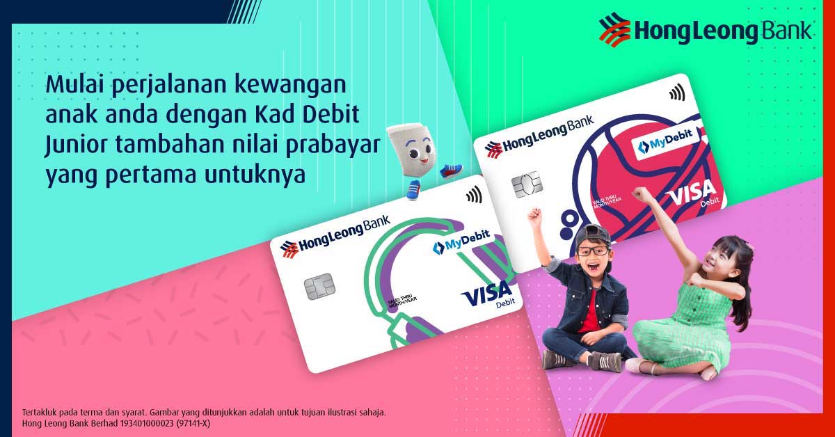Hong Leong Bank - Kad Debit Junior (Tambah Nilai)