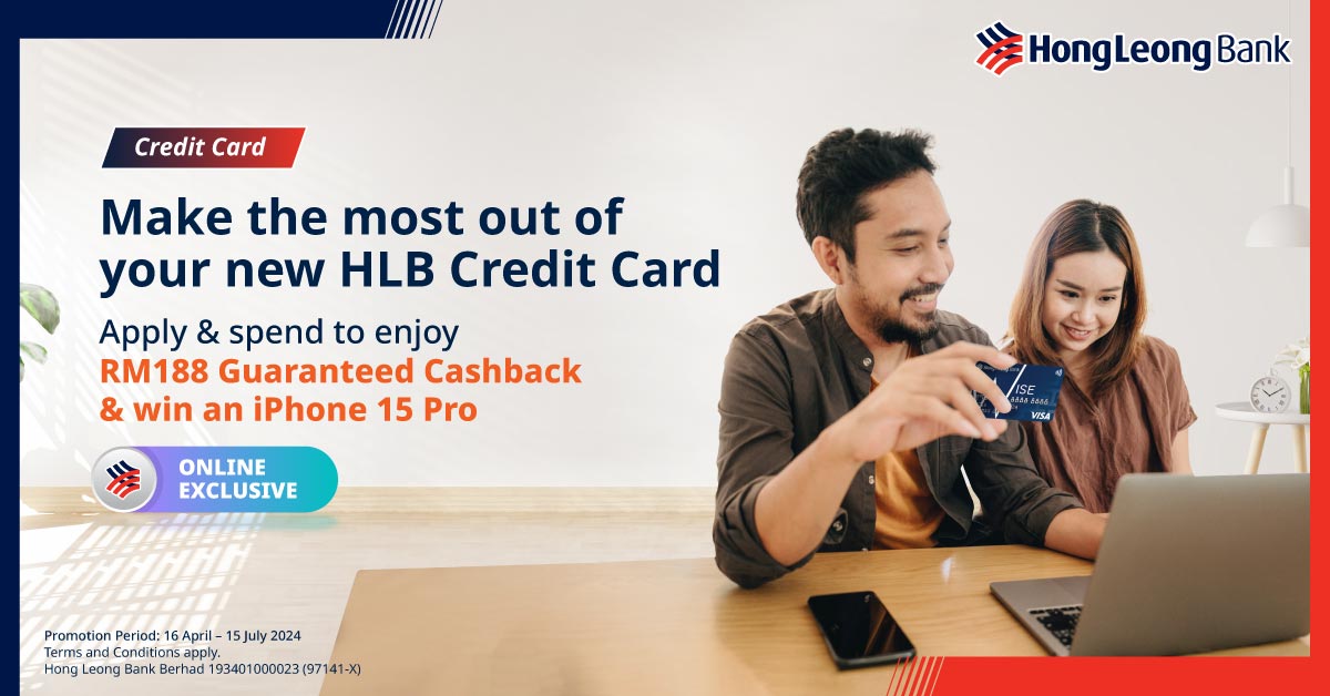 Promotions | Just apply & spend with your new HLB Credit Card