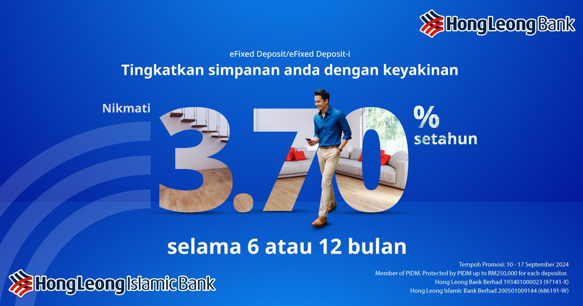 Nikmati pulangan yang lebih tinggi dengan peletakan eDeposit Tetap ...