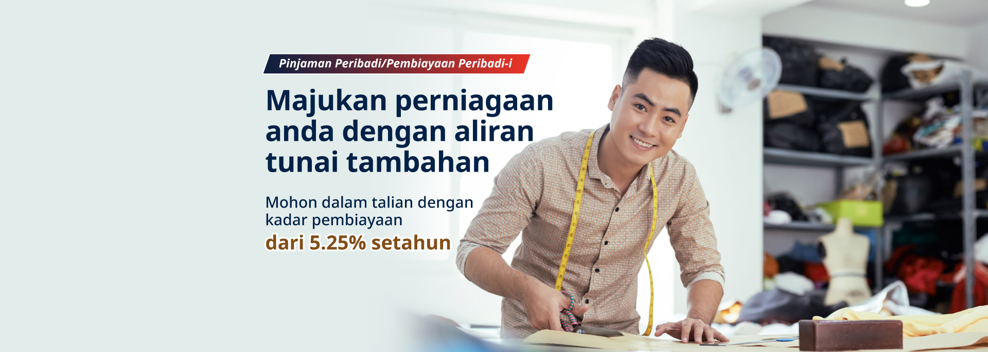 Promosi | Pinjaman Peribadi/Pembiayaan-i - Tawaran Bekerja Sendiri